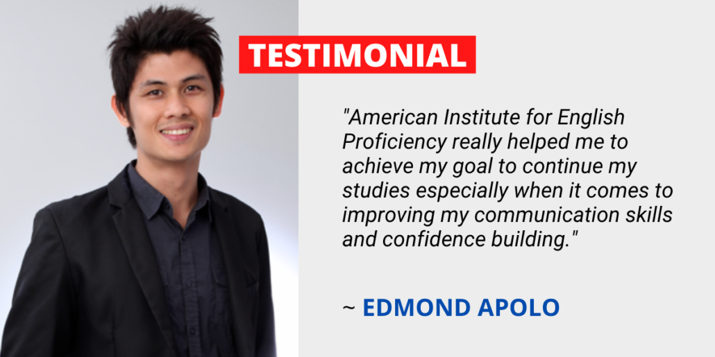 ENGLISH PROFICIENCY COURSES - American Institute for English ...